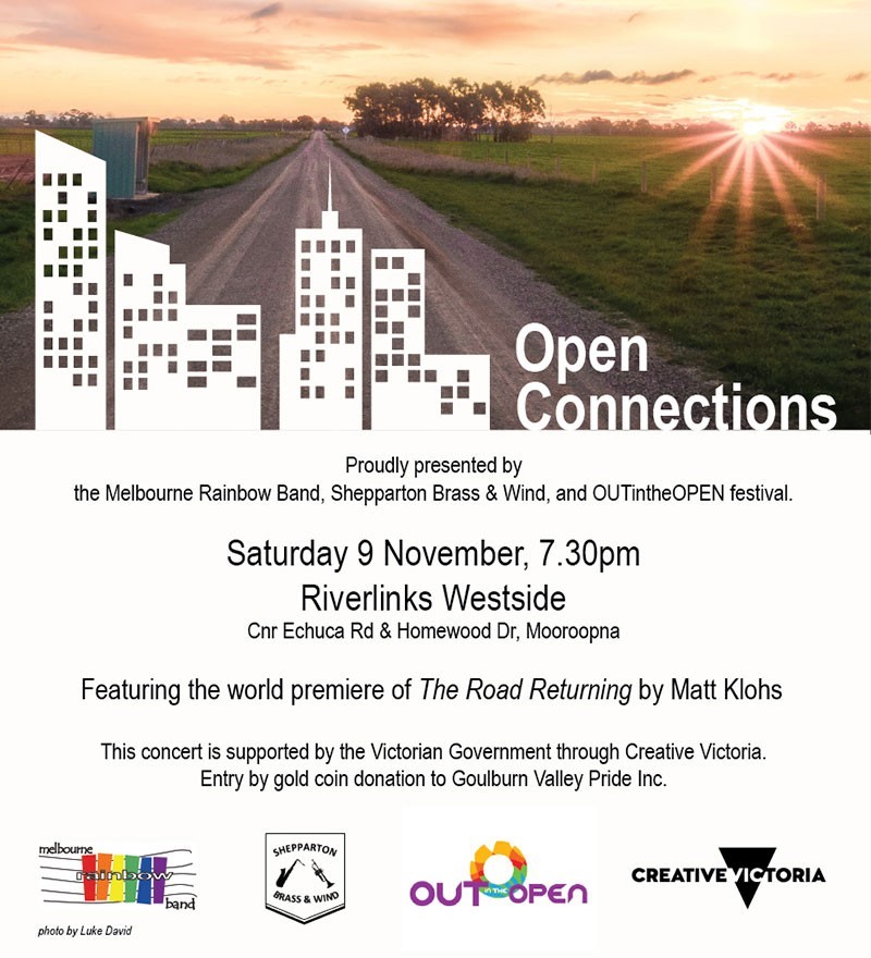 Melbourne Rainbow Band, Shepparton Brass and Wind and OUTintheOPEN ...